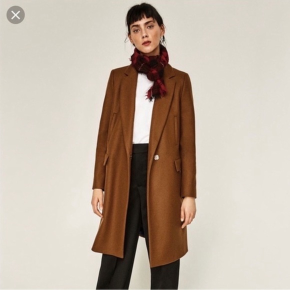 Zara | Jackets & Coats | Zara Wool Camel Coat | Poshmark